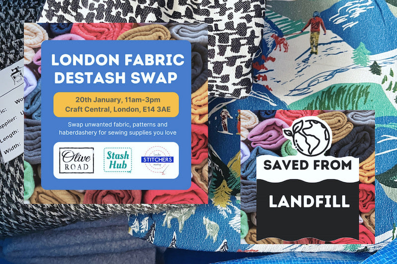 London Fabric Swap, destash event to save fabrics from landfill – A ...