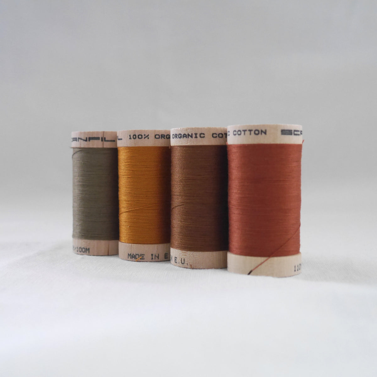 Scanfil Organic Cotton Sewing Thread Khaki - A KIND CLOTH